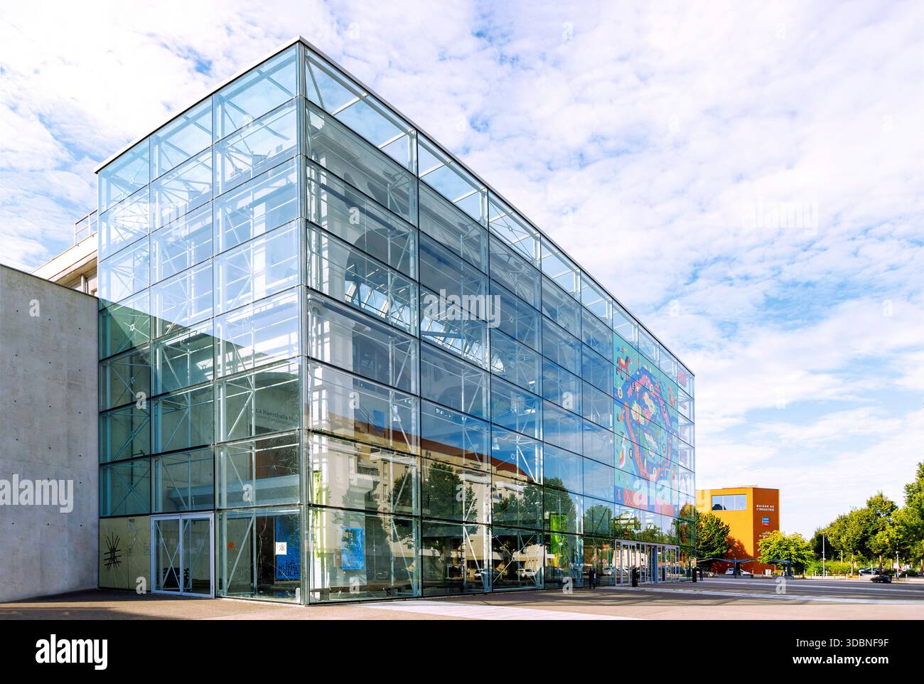 Centre dart contemporain in the quartier de la fonderie hi-res stock ...