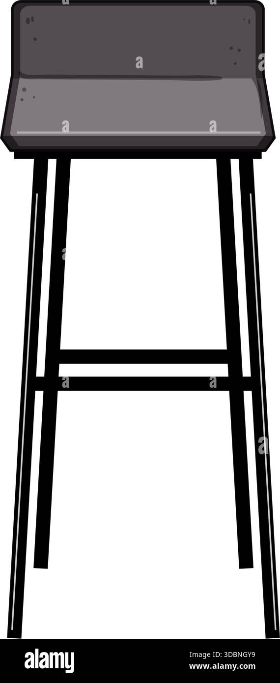 Bar counter design drawing Cut Out Stock Images & Pictures - Alamy