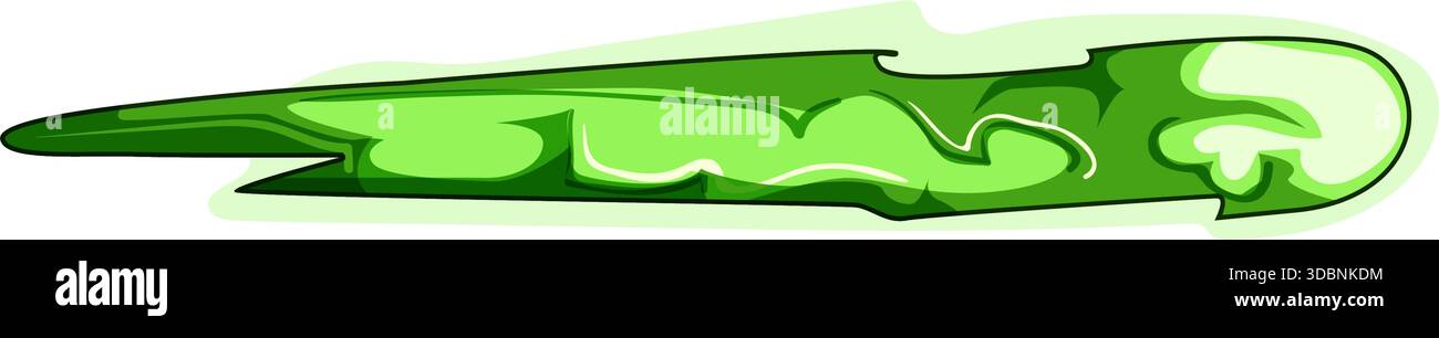 Green energy blaster shot game effect element Stock Vector Image & Art ...