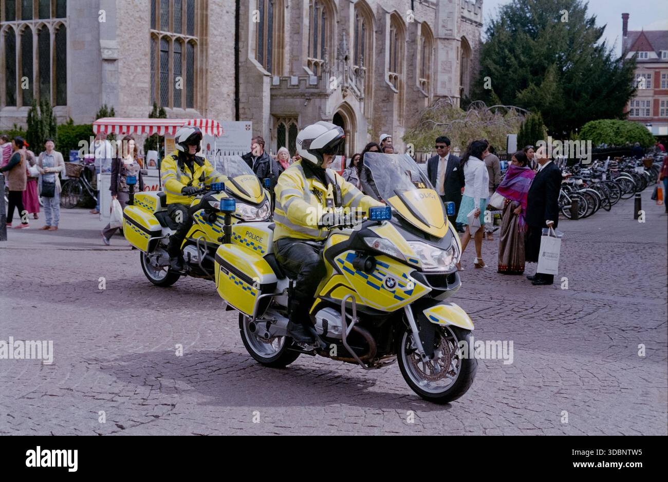 Police motorcycles on patrol Stock Photo - Alamy