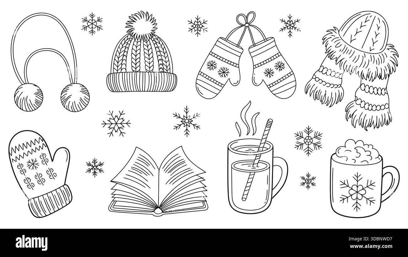 Comfort winter Black and White Stock Photos & Images - Alamy