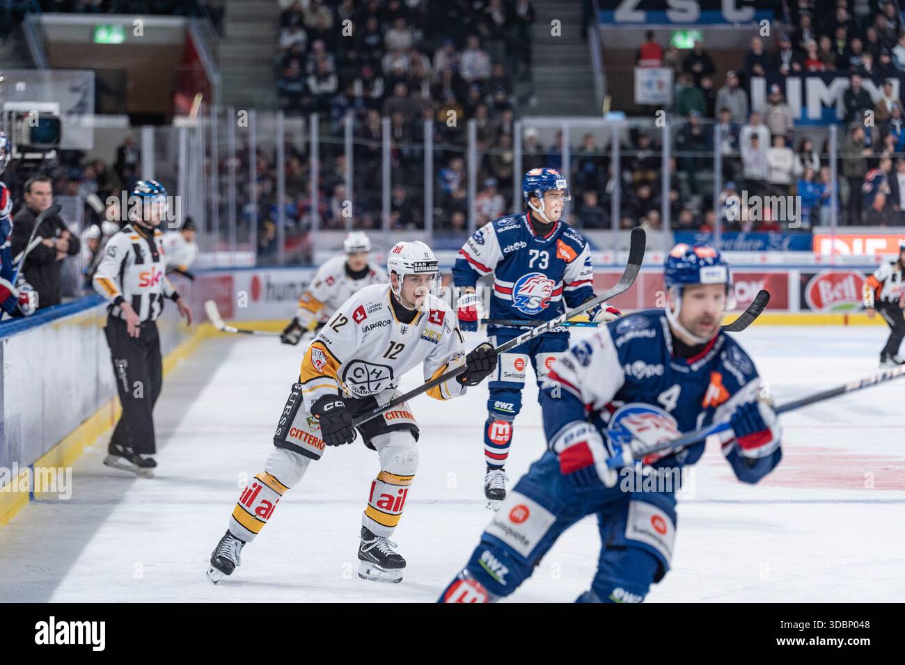 17/12/2025, Zurich, Swiss Life Arena, NL: ZSC Lions - HC Lugano, #12 ...