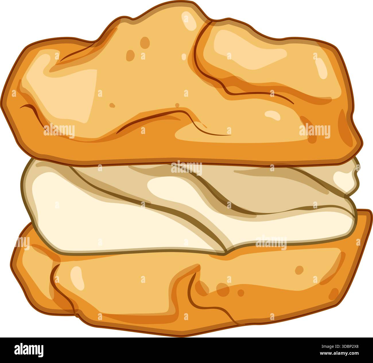 French cream puff Stock Vector Images - Alamy