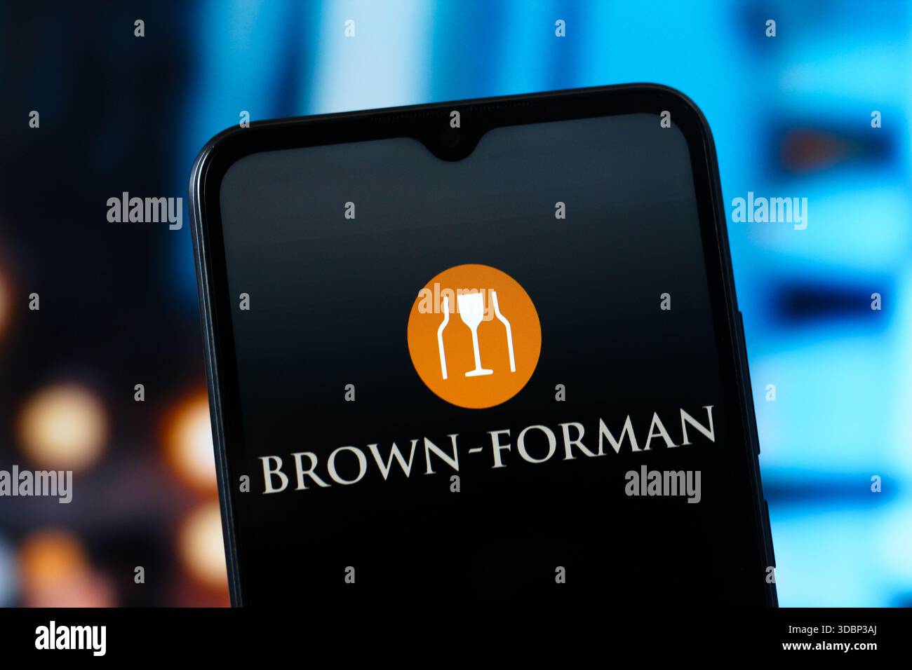 December 17, 2025, Canada: In this photo illustration, the Brown-Forman ...