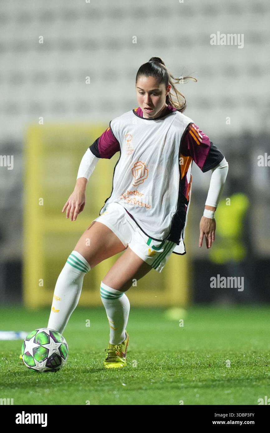 AS Roma's Giulia Dragoni during the Uefa Women’s Champions League ...