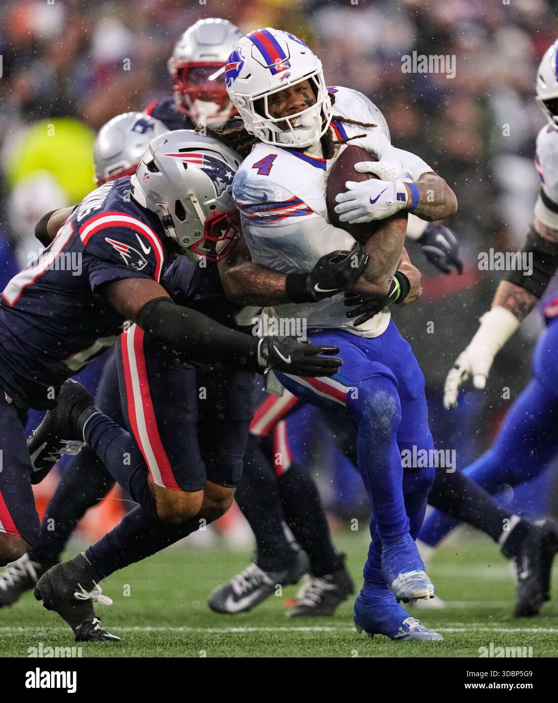 Buffalo Bills running back James Cook III (4) during an NFL football ...