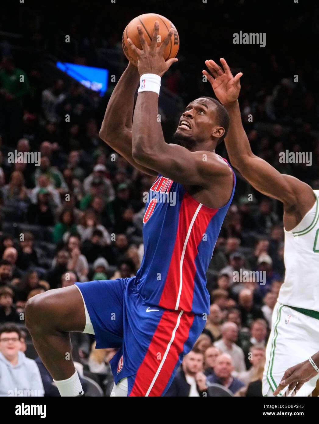 Detroit Pistons center Jalen Duren (0) during an NBA basketball game ...