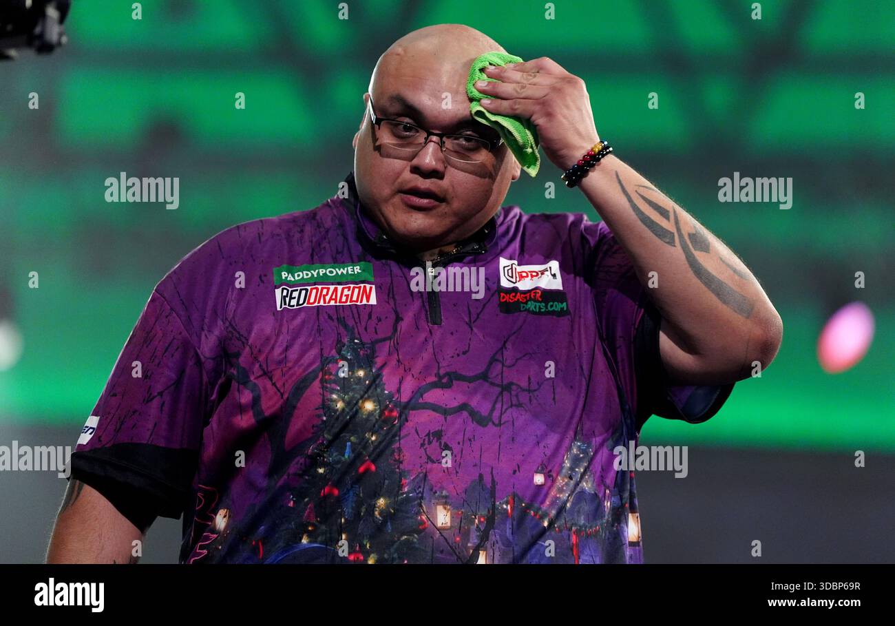 Adam Sevada leaves the stage after winning his match against Matt ...