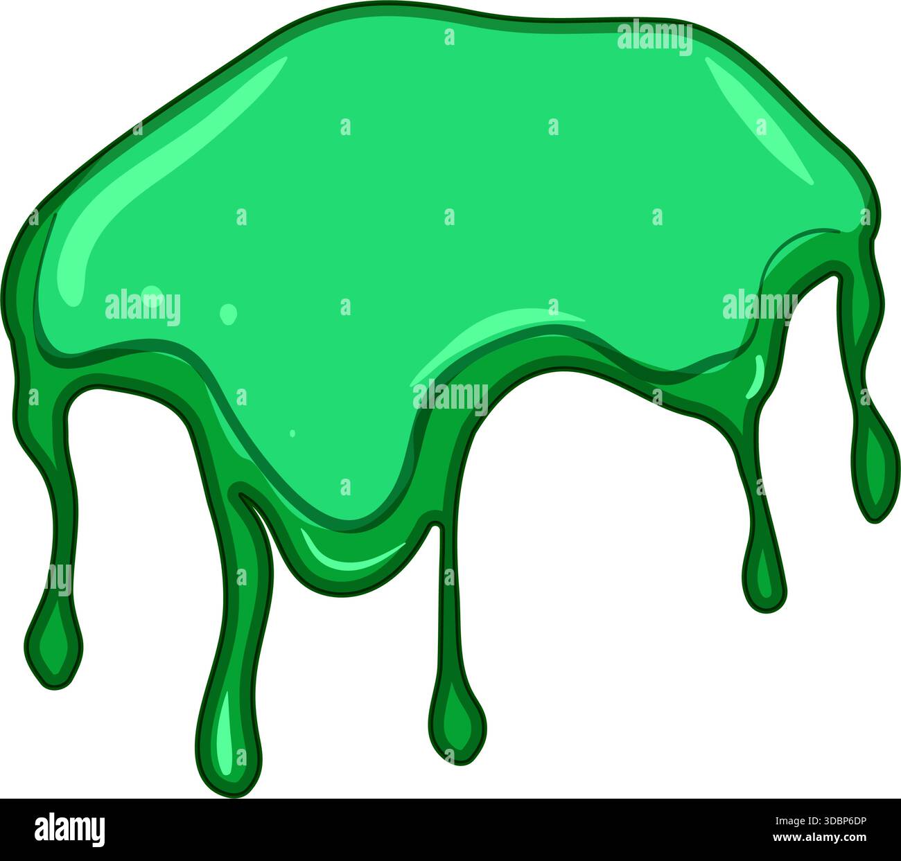 Cartoon sticky slime goo Cut Out Stock Images & Pictures - Alamy