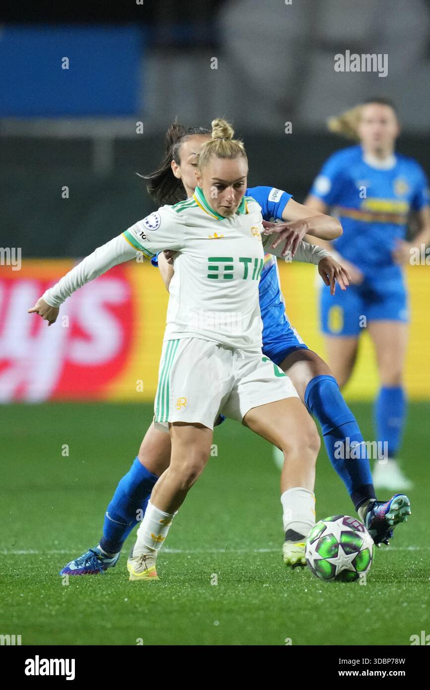AS Roma's Giada Greggi during the Uefa Women’s Champions League soccer ...