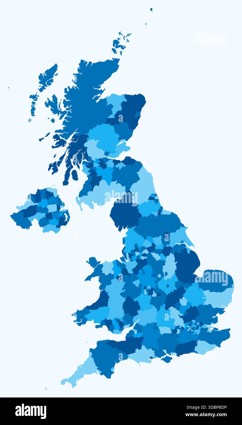 Light map uk Stock Vector Images - Alamy