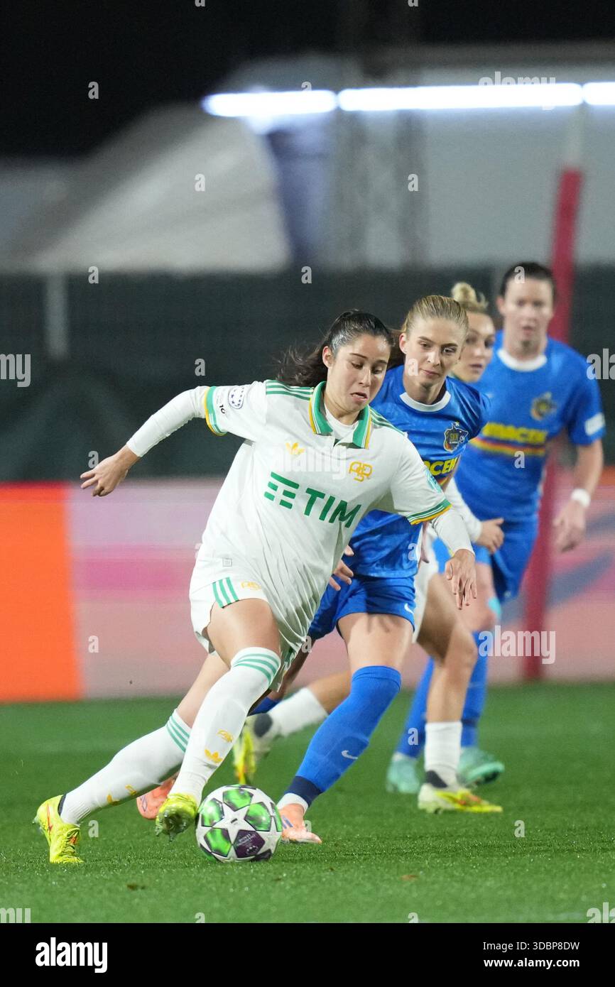 AS Roma's Giulia Dragoni during the Uefa Women’s Champions League ...