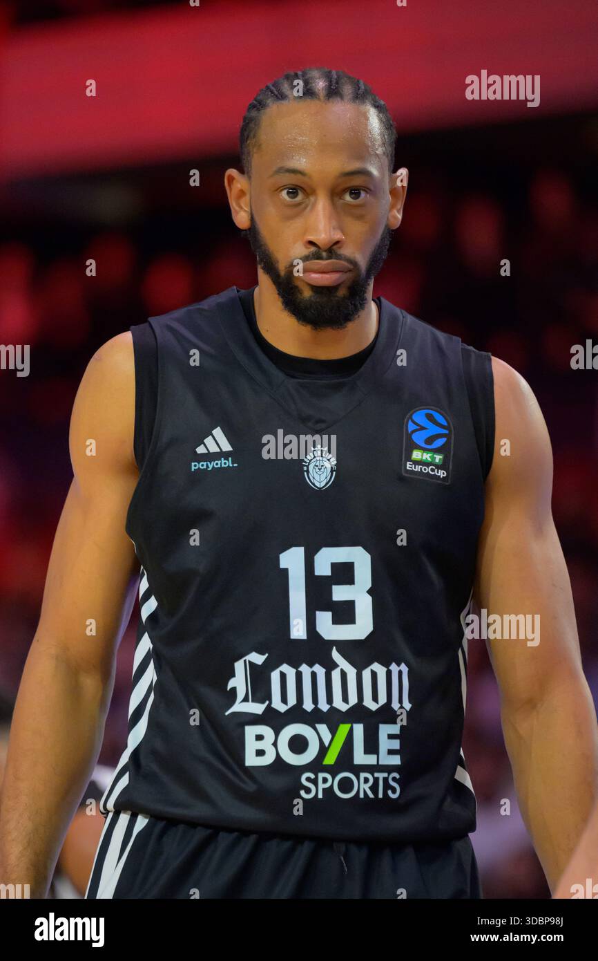 Johnathan Williams (13 London Lions) during the BKT EuroCup game ...