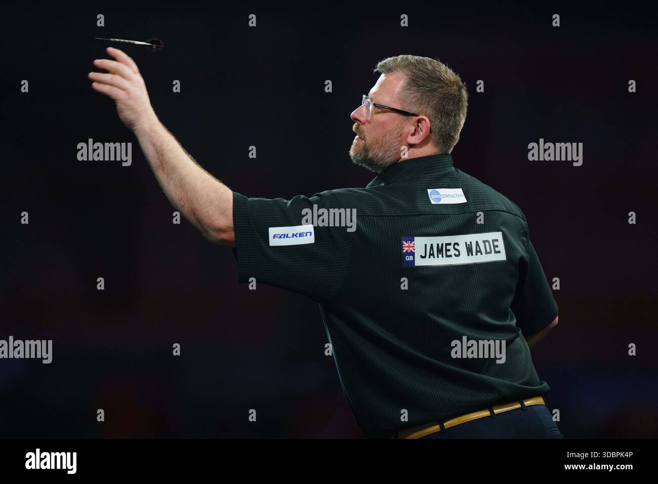 James Wade during the match between James Wade and Ryusei Azemoto in ...