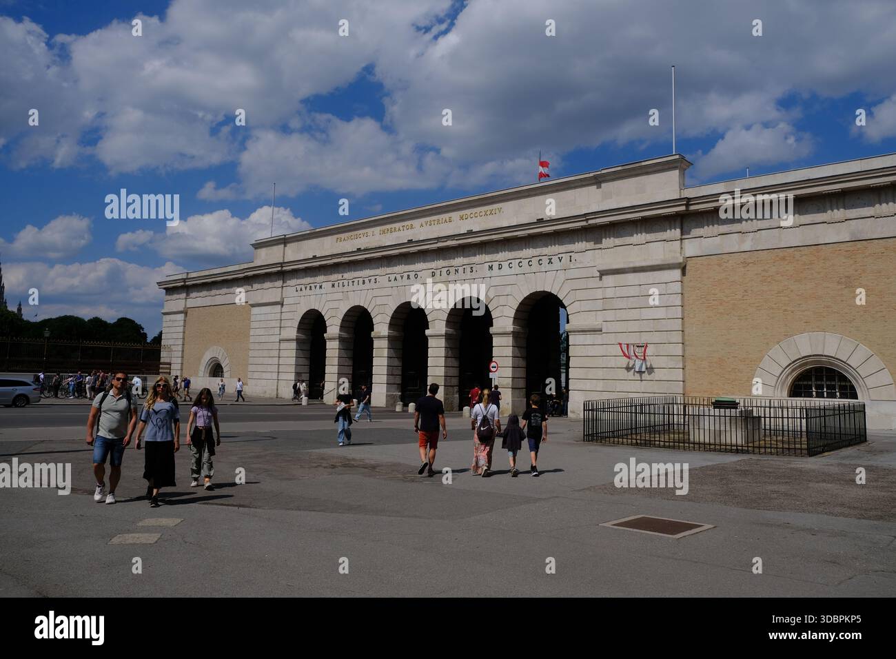 Vienna Historical Museum Imperial Arch Entrance Stock Photo - Alamy