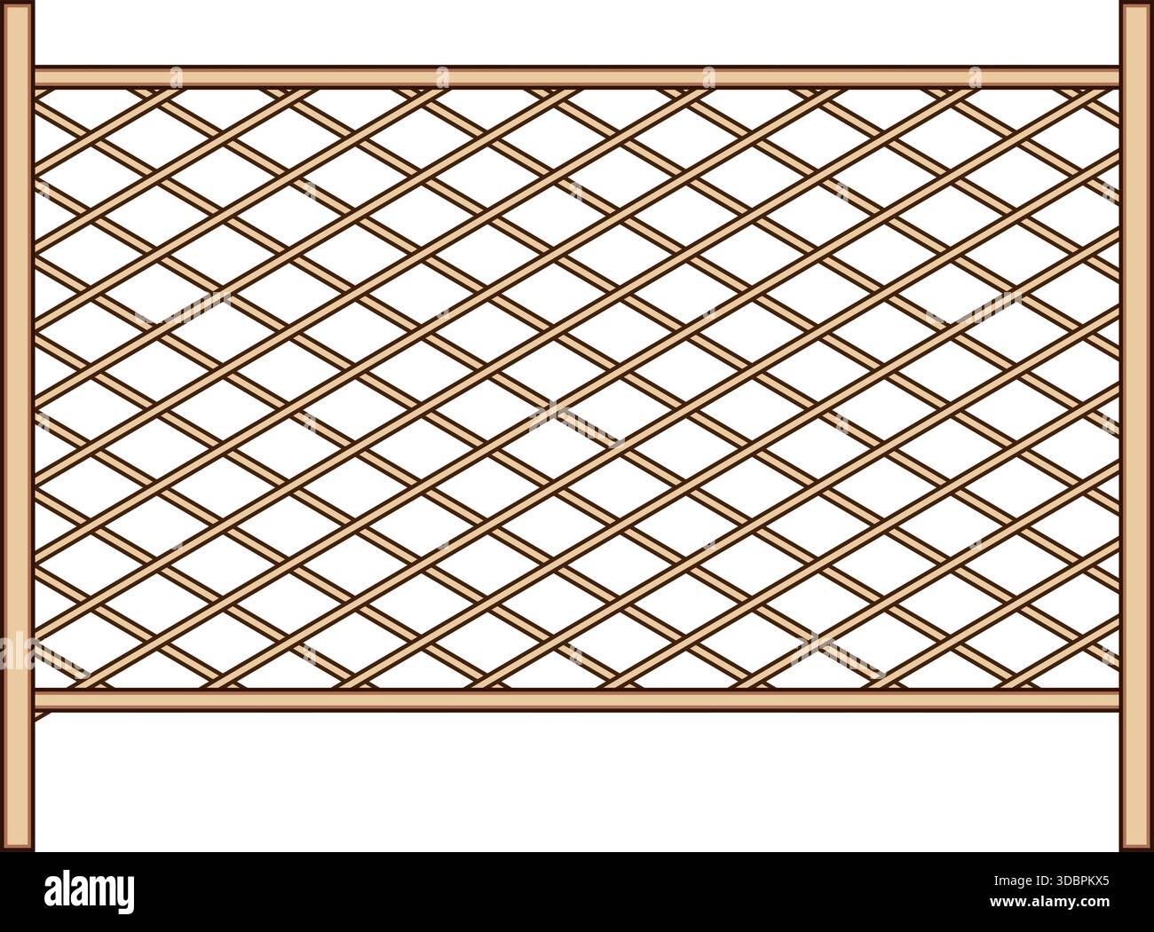 White lattice panel Cut Out Stock Images & Pictures - Alamy
