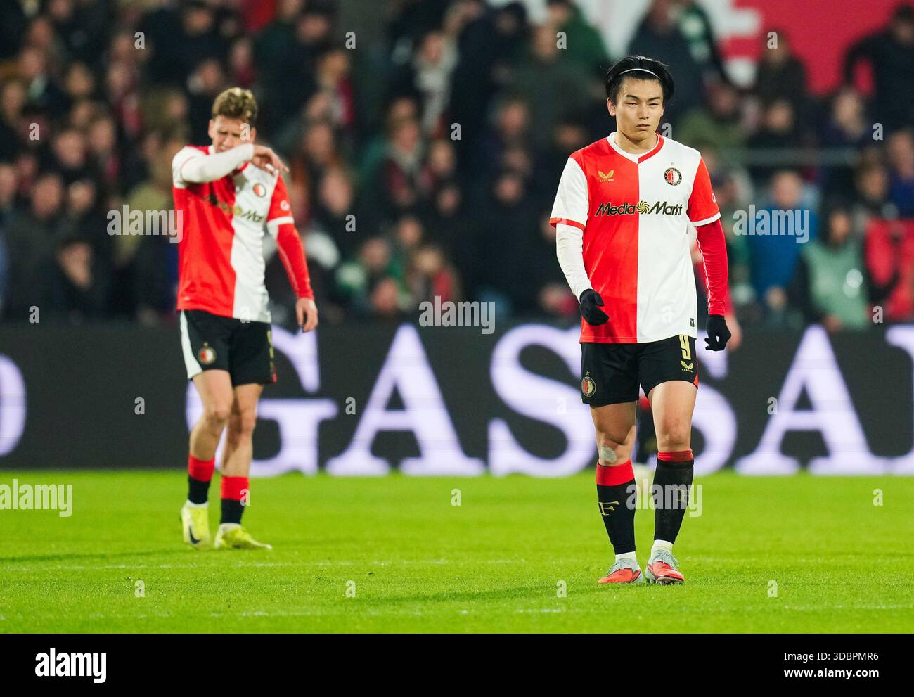 Rotterdam - Ayase Ueda of Feyenoord Rotterdam during the second round ...