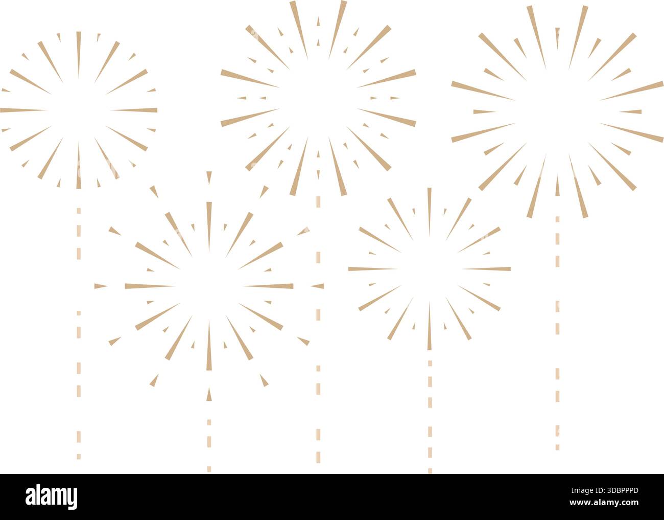 firework isolated on clean background vector illustration Stock Vector ...