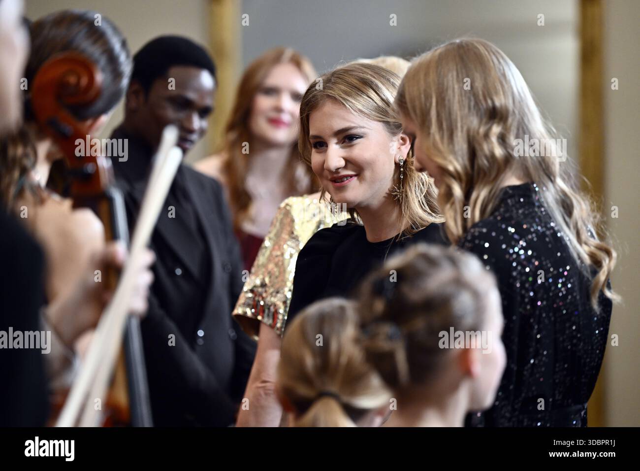 Princess Eleonore and Crown Princess Elisabeth pictured during the ...