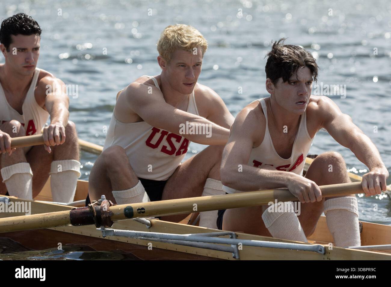 The Boys In The Boat (2023)Bruce Herbelin-Earle stars as Shorty Hunt ...