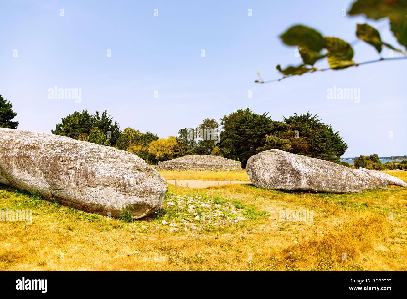 Mener hroech and passage grave of the dolmen table des marchands hi-res ...