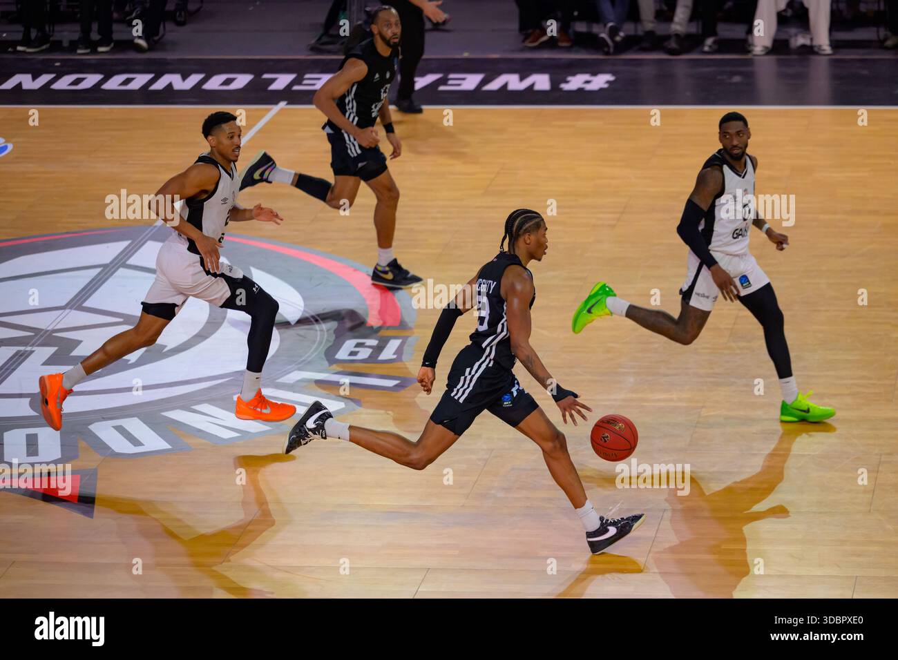 Kameron McGusty (23 London Lions) during the BKT EuroCup game between ...
