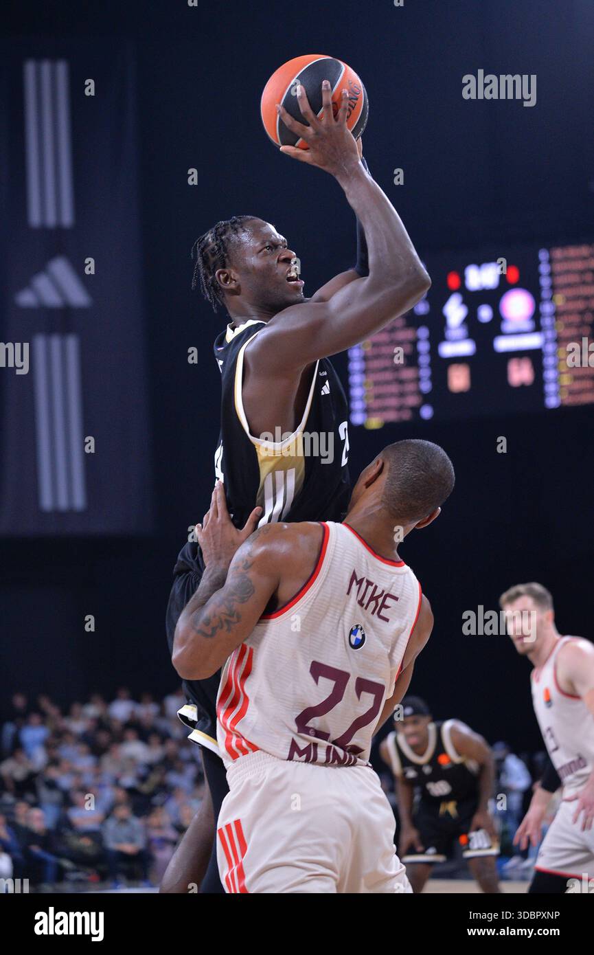 Mbaye Ndiaye of LDLC ASVEL during the Turkish Airlines EuroLeague ...