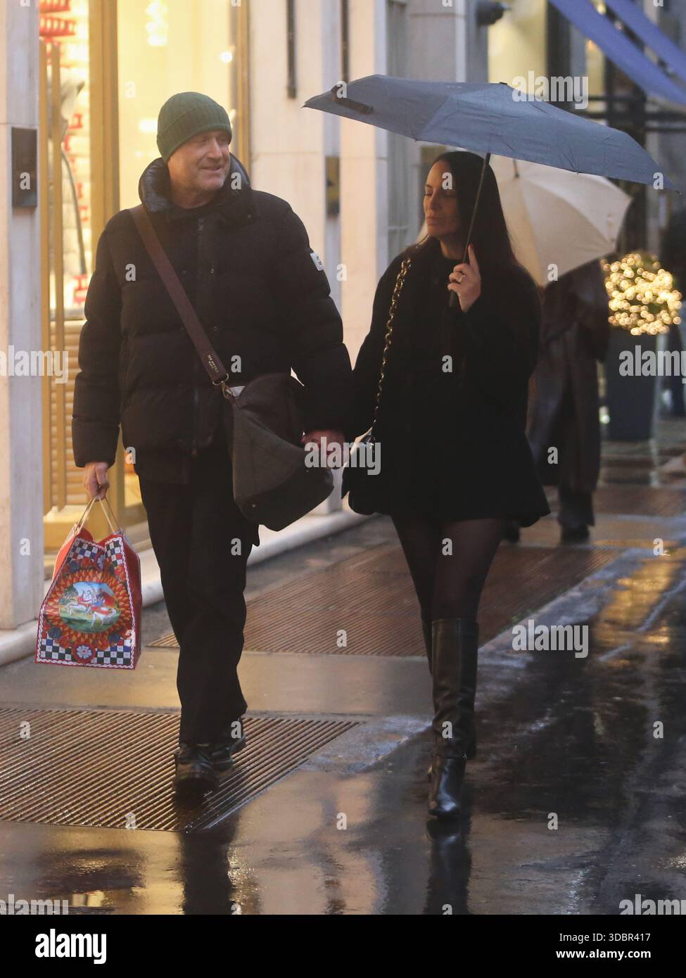 Milan Ph. Paolo Della Bella Rudy Zerbi with his partner Grace Raccah ...