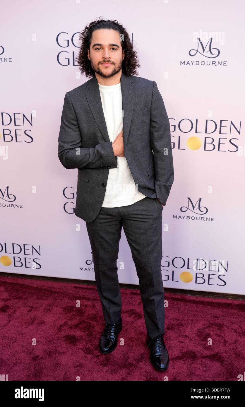 Actor Jalen Thomas Brooks arrives at the Golden Globes first-time ...
