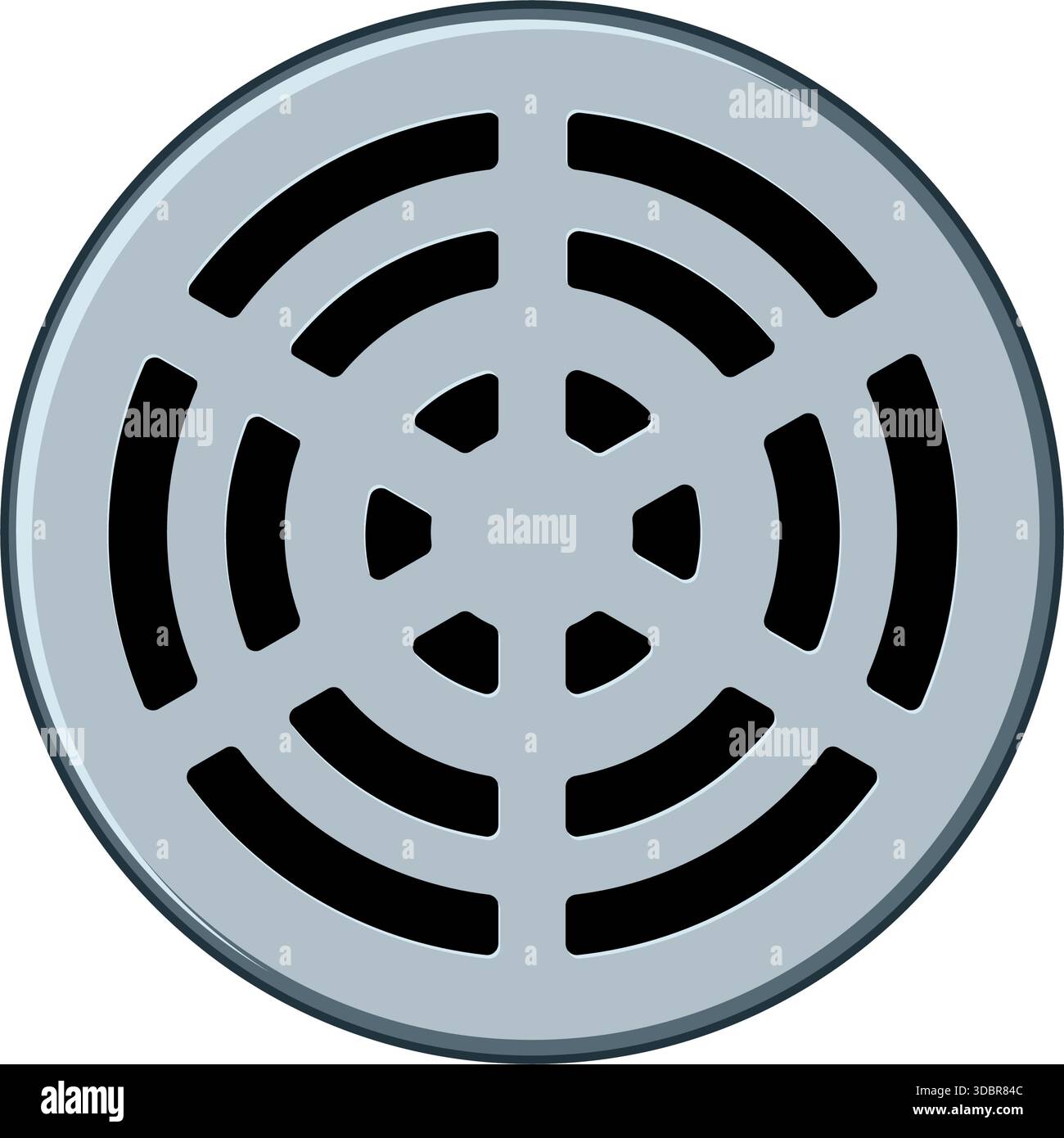 Street drainage cover Stock Vector Images - Alamy