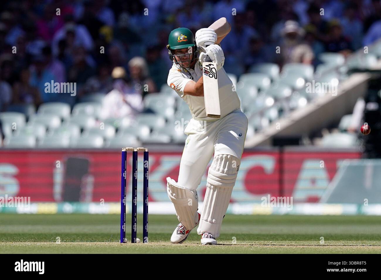 Australia's Scott Boland bats on day two of the third NRMA Insurance ...