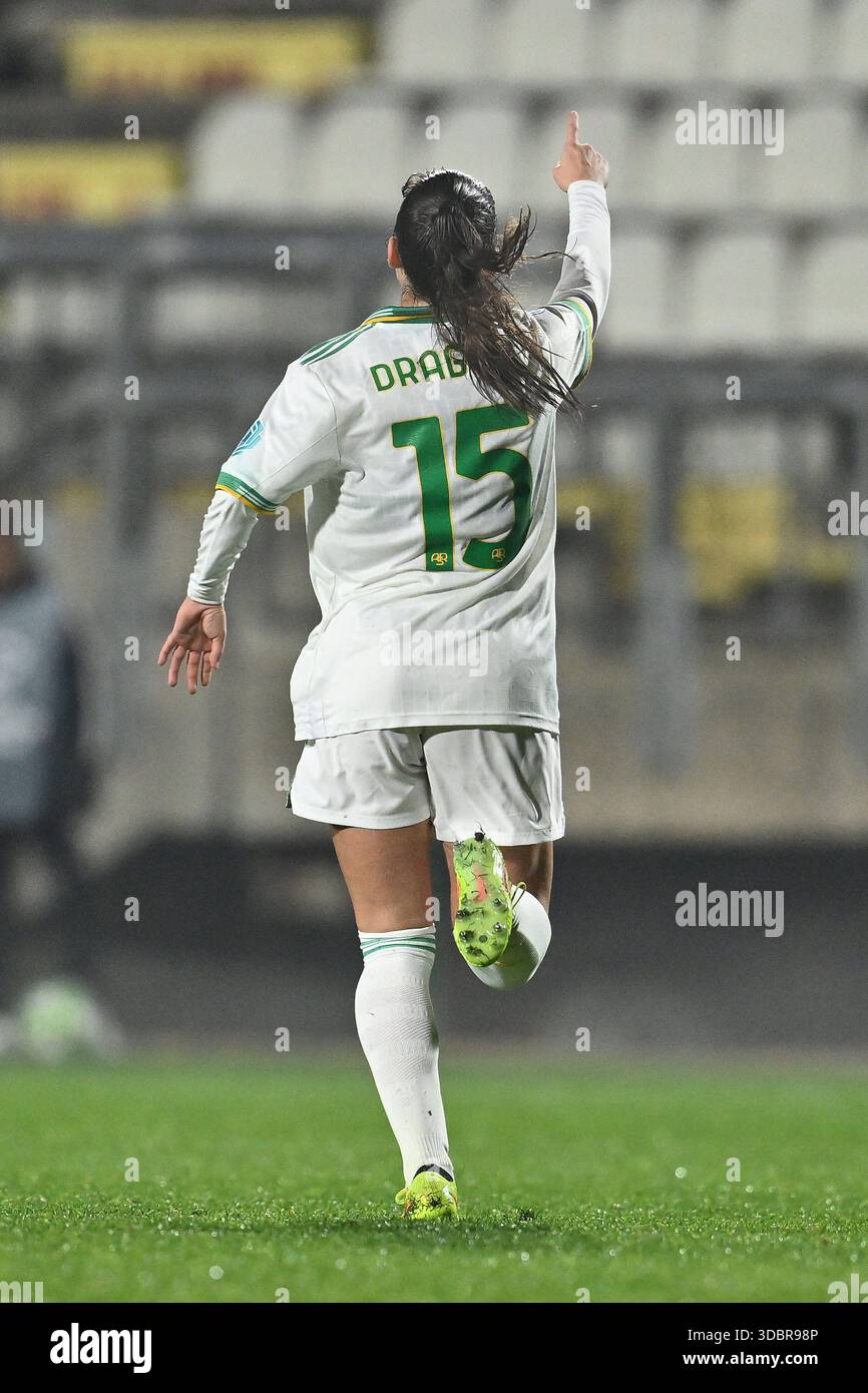 Giulia Dragoni of A.S. Roma Femminile celebrates after scoring the goal ...