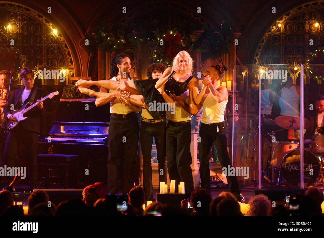 London, UK. 17 Dec 2025. Pictured: English Singer-songwriter Pixie Lott ...
