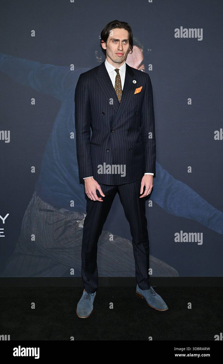 Isaac Simon attends the premiere of "Marty Supreme" at Regal Times ...