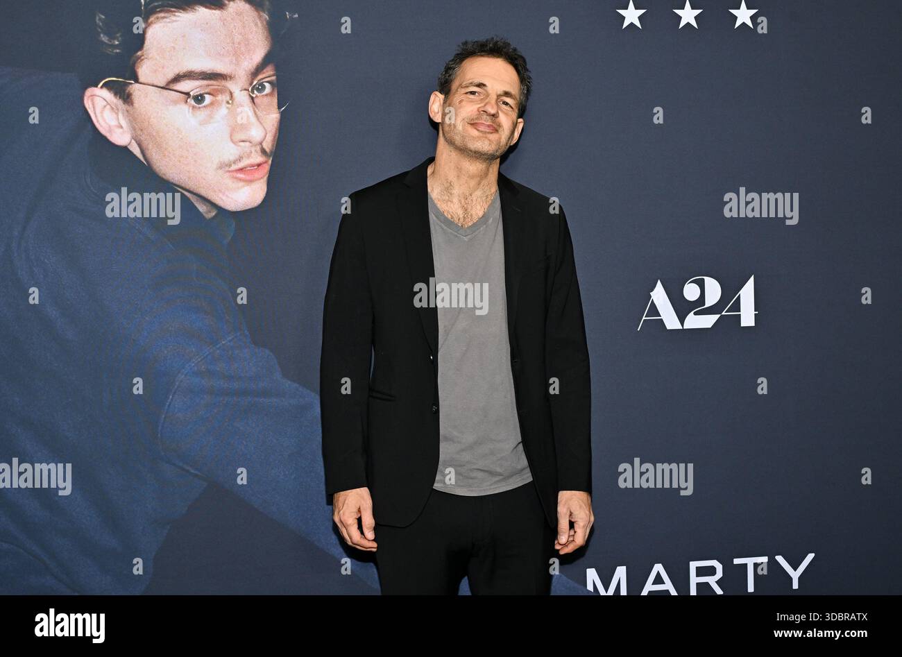 Geza Rohrig attends the premiere of "Marty Supreme" at Regal Times ...