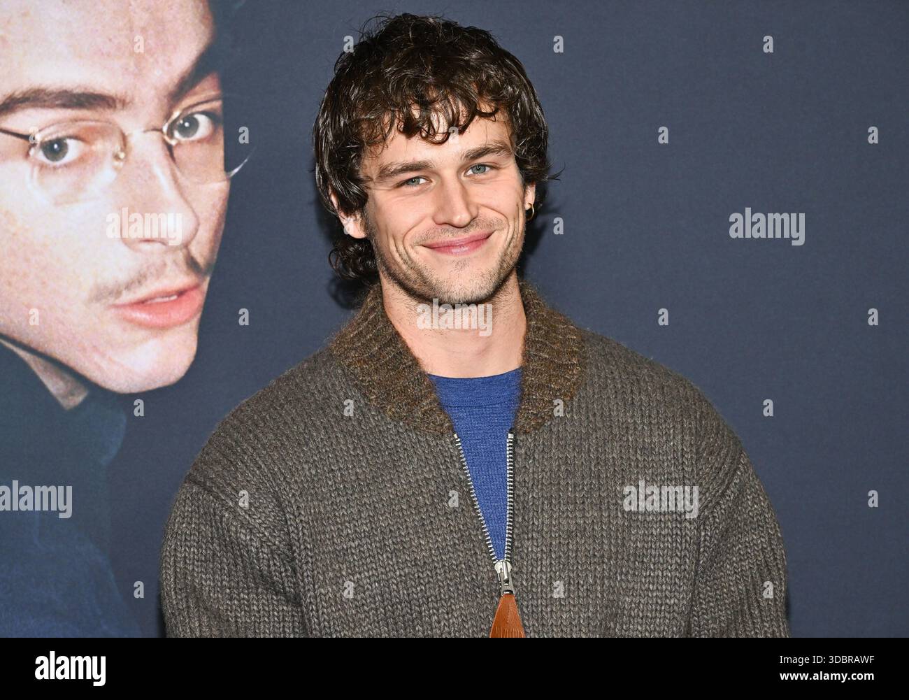 Brandon Flynn attends the premiere of "Marty Supreme" at Regal Times ...