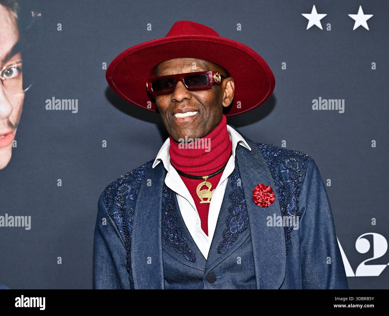 Dapper Dan attends the premiere of "Marty Supreme" at Regal Times ...