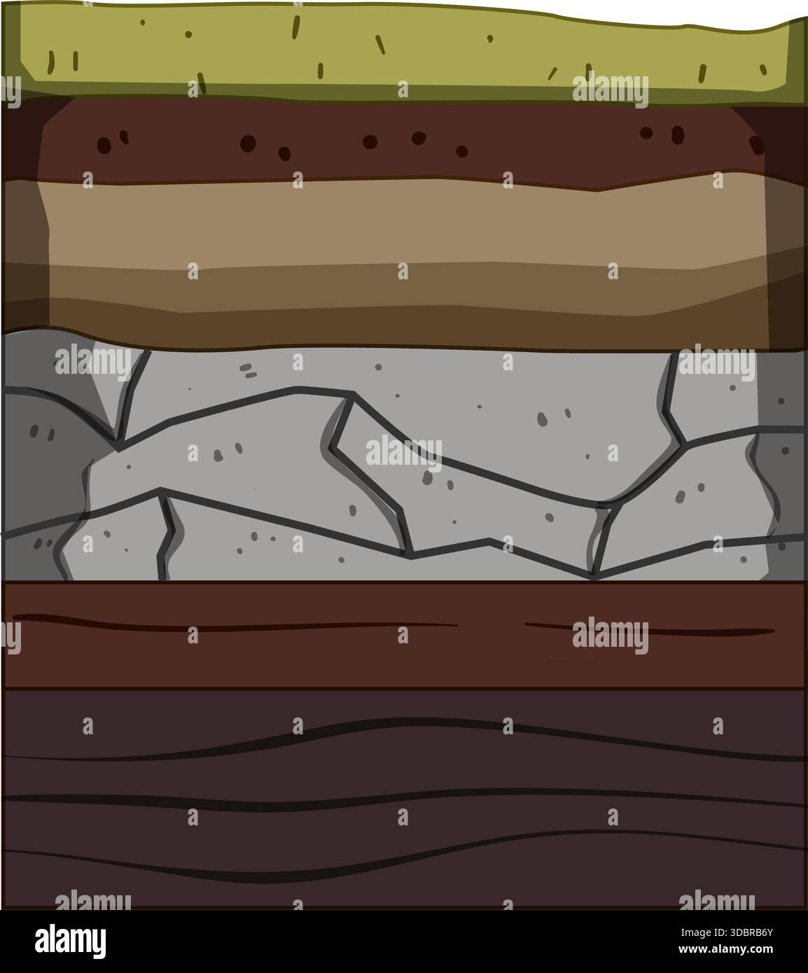 Cross section humus soil profile hi-res stock photography and images ...