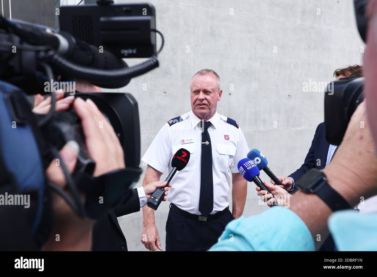 Salvation army Officer Kevin Lawler speaks on behalf of the Family in ...