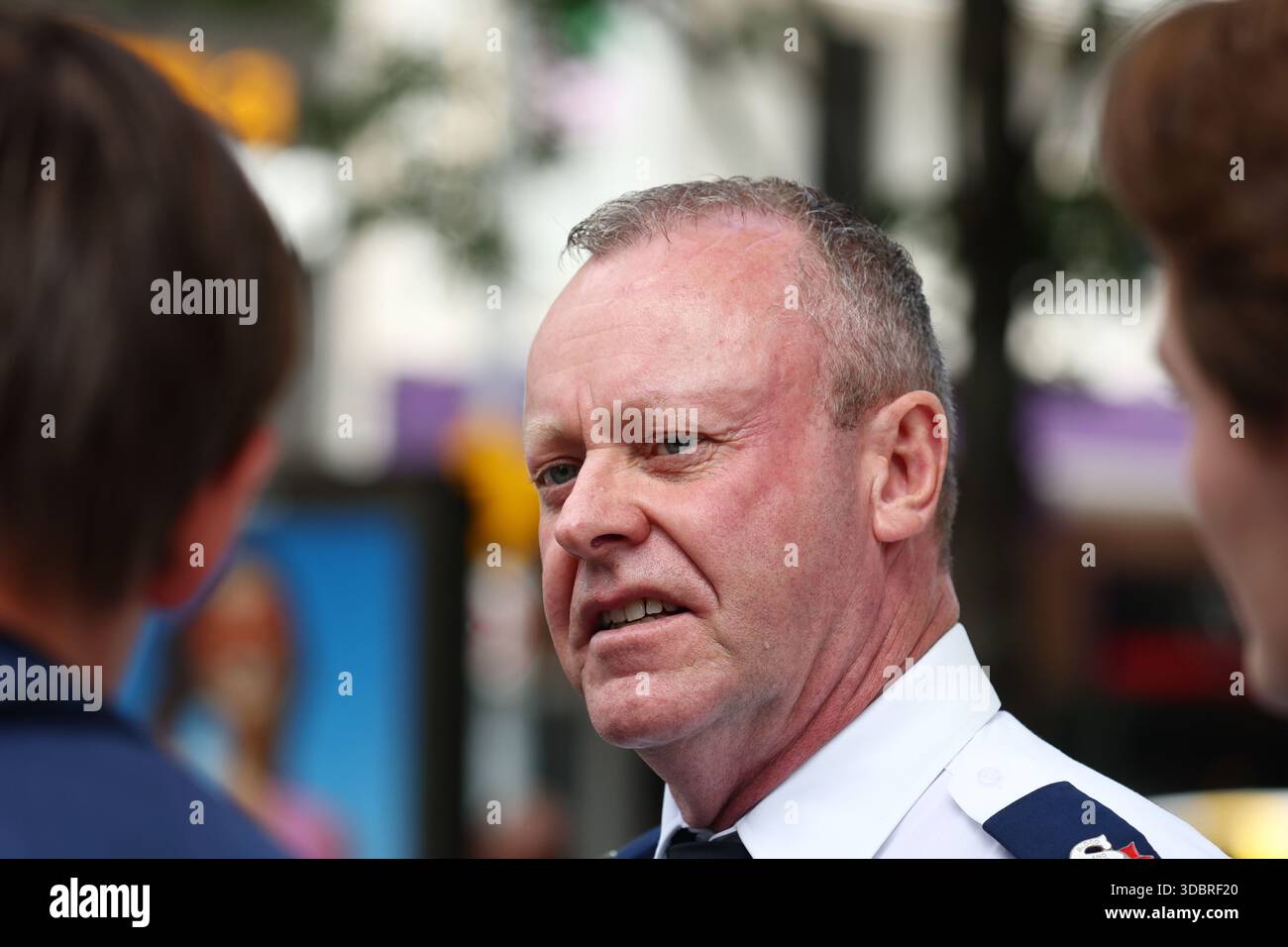 Salvation army Officer Kevin Lawler speaks on behalf of the Family in ...