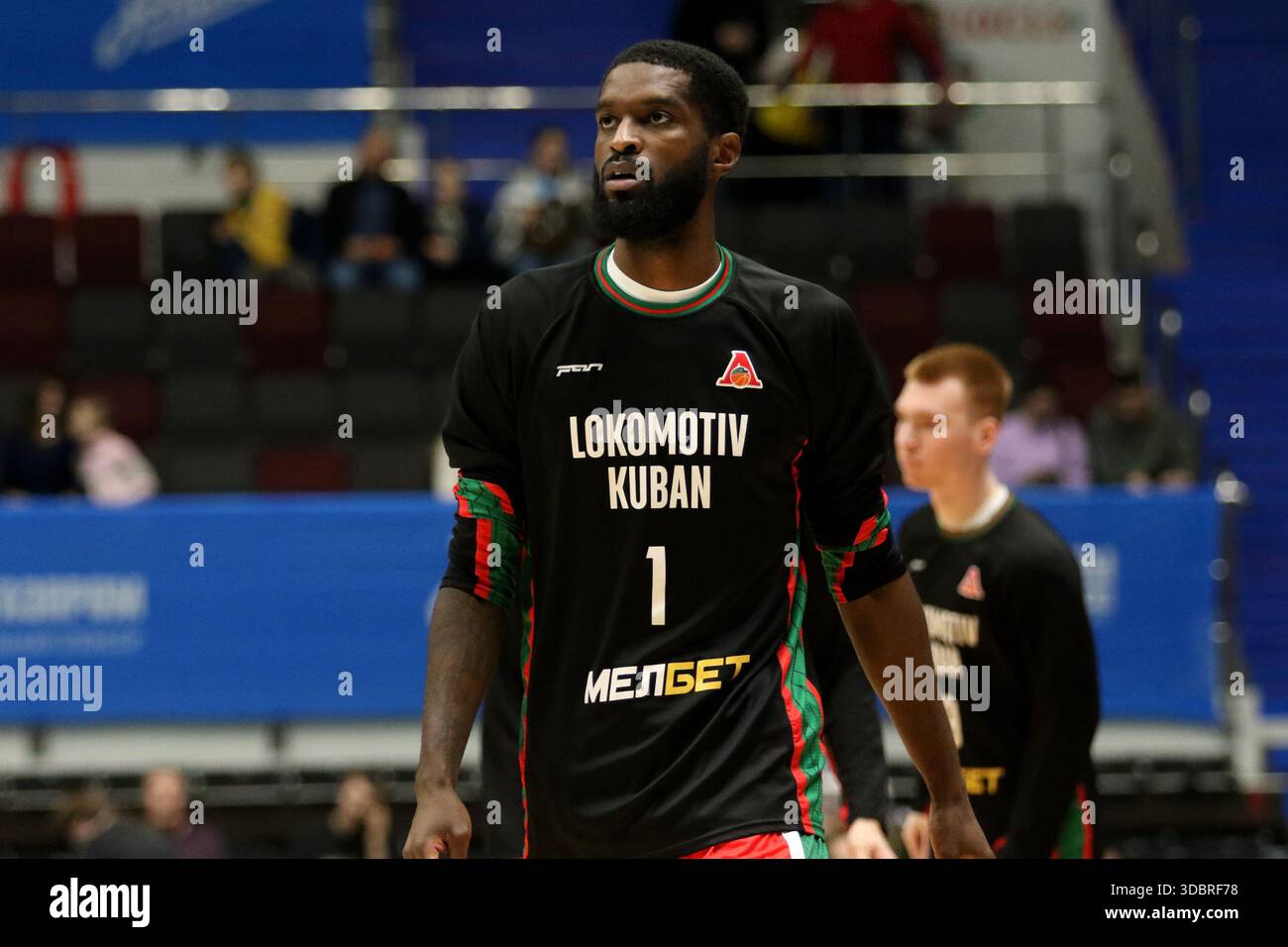 Robert Johnson Jr. (B. J) (1) of Lokomotiv Kuban seen during the VTB ...