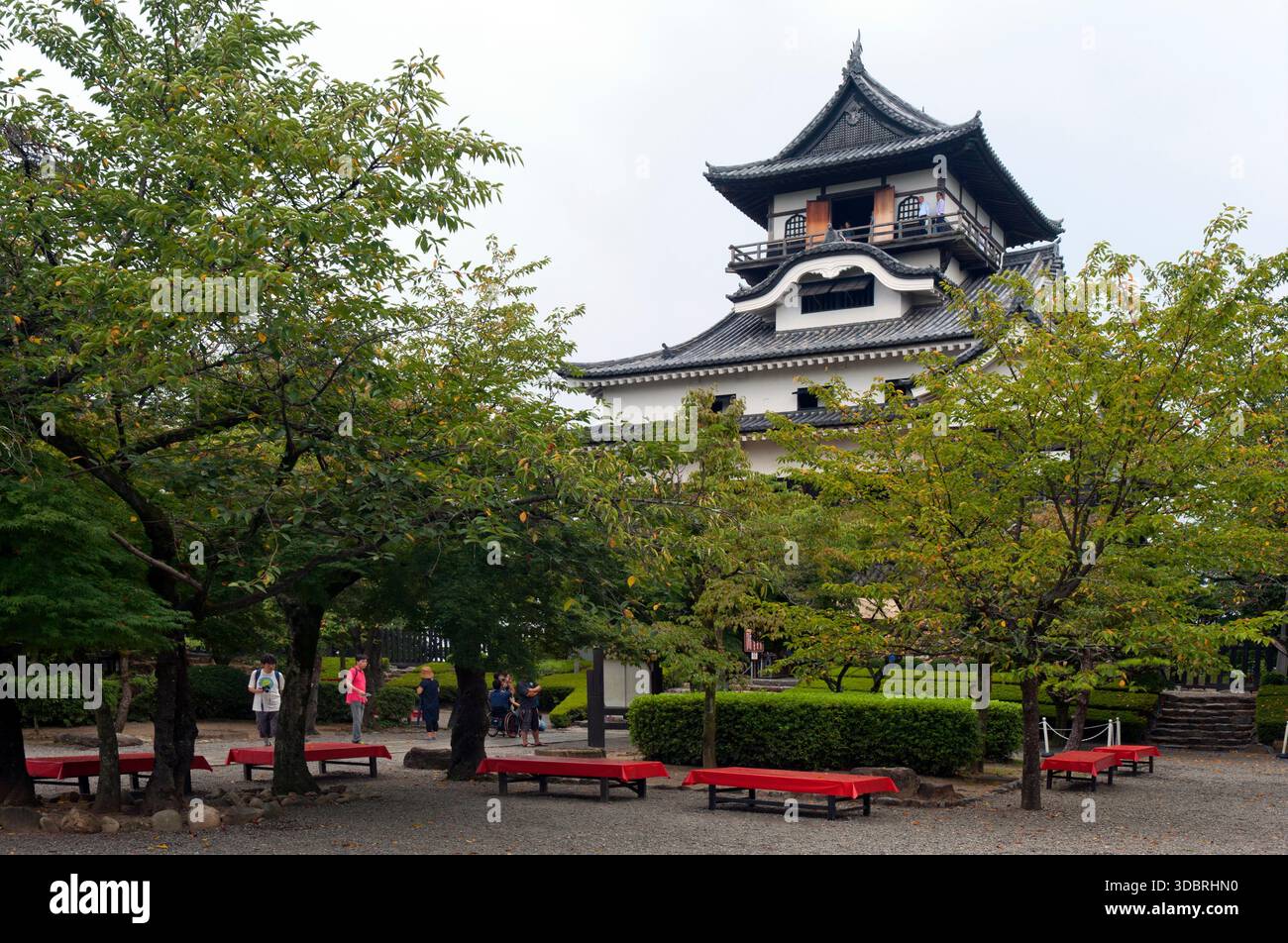 Main tower of Inuyama Castle (犬山城, Inuyamajo), one of only 12 original ...