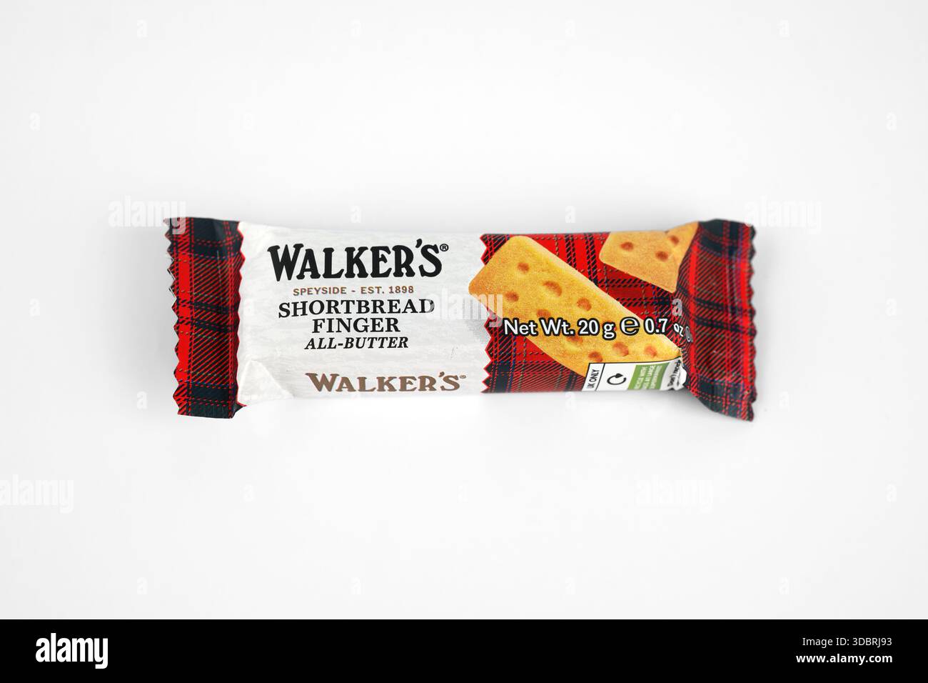 Walker's Shortbread Finger - Wales, UK - 21 November 2025 Stock Photo ...