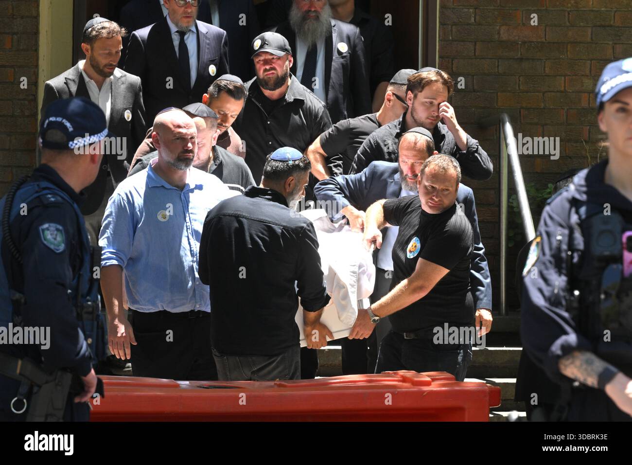 The casket is carried out after the funeral for 10-year-old Matilda at ...