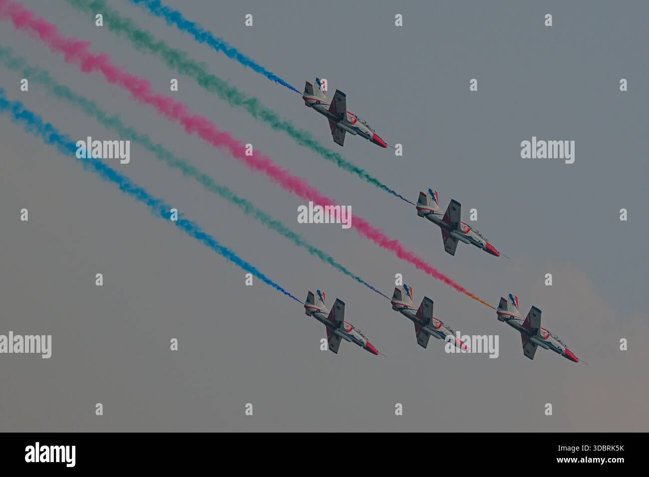 Bangladeshi 's Air Force aerobatic display team performs during ...
