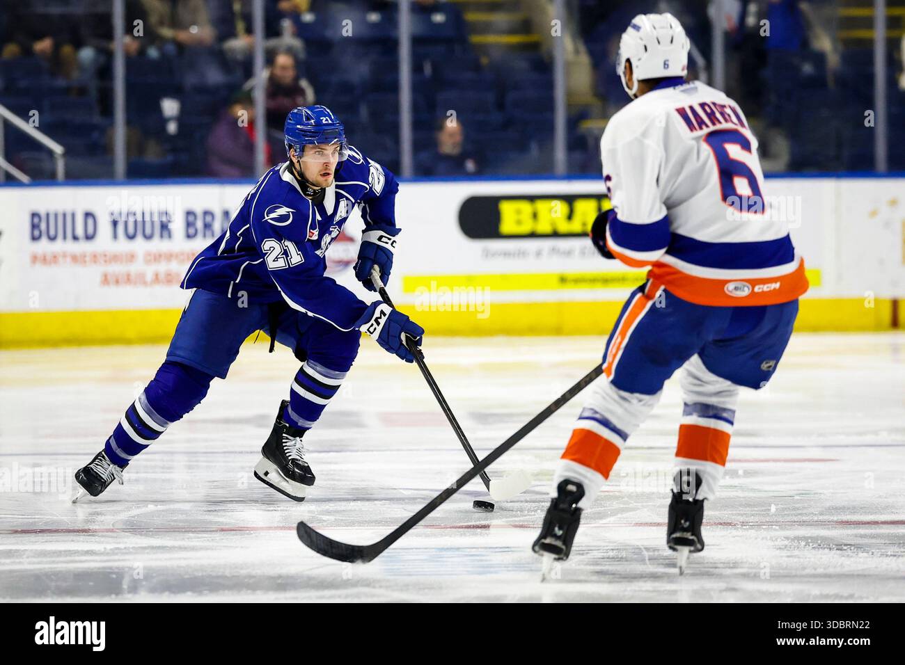 December 17, 2025: Syracuse Crunch right wing Mitchell Chaffee (21 ...