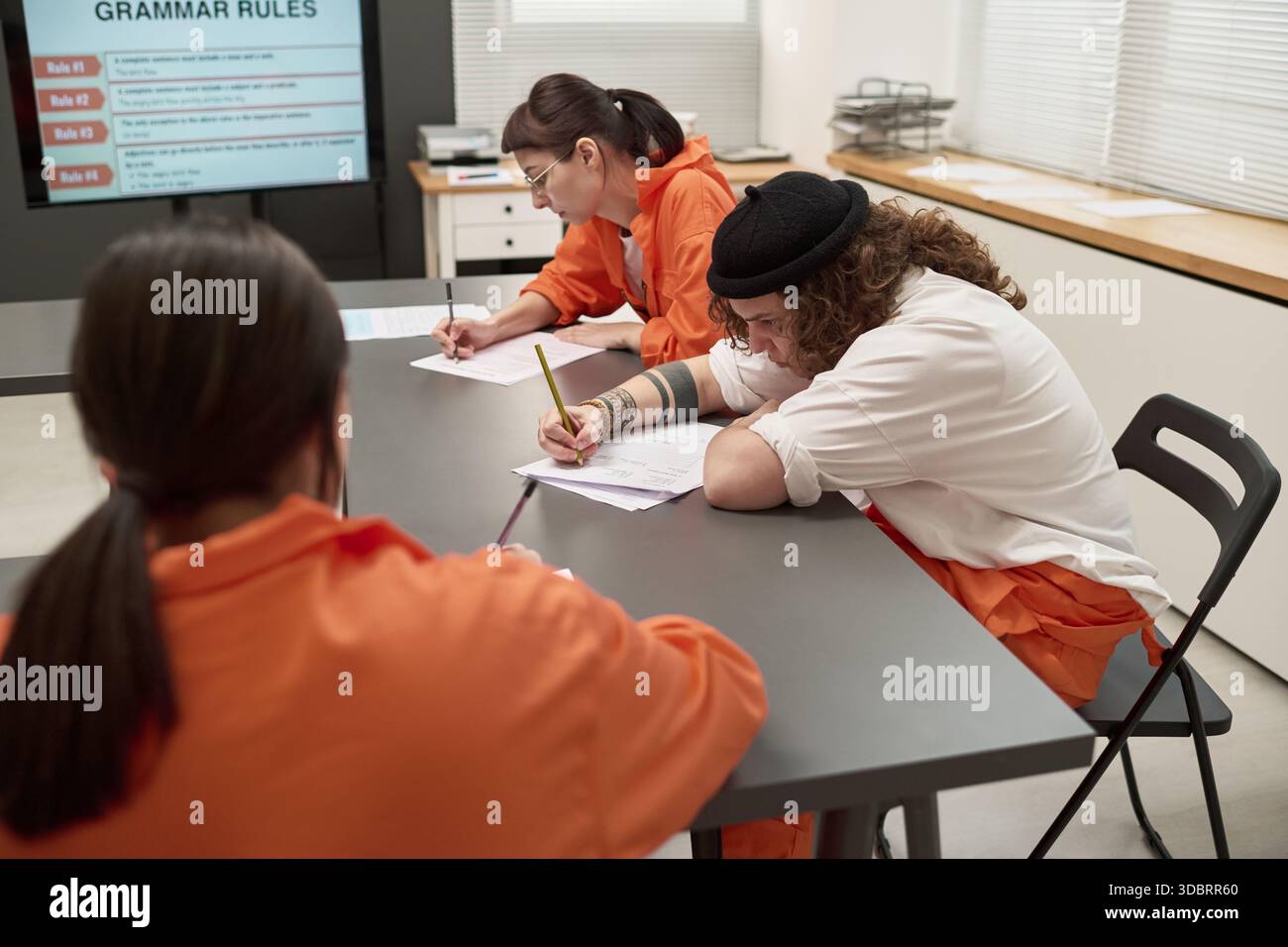Female prison inmates hi-res stock photography and images - Alamy