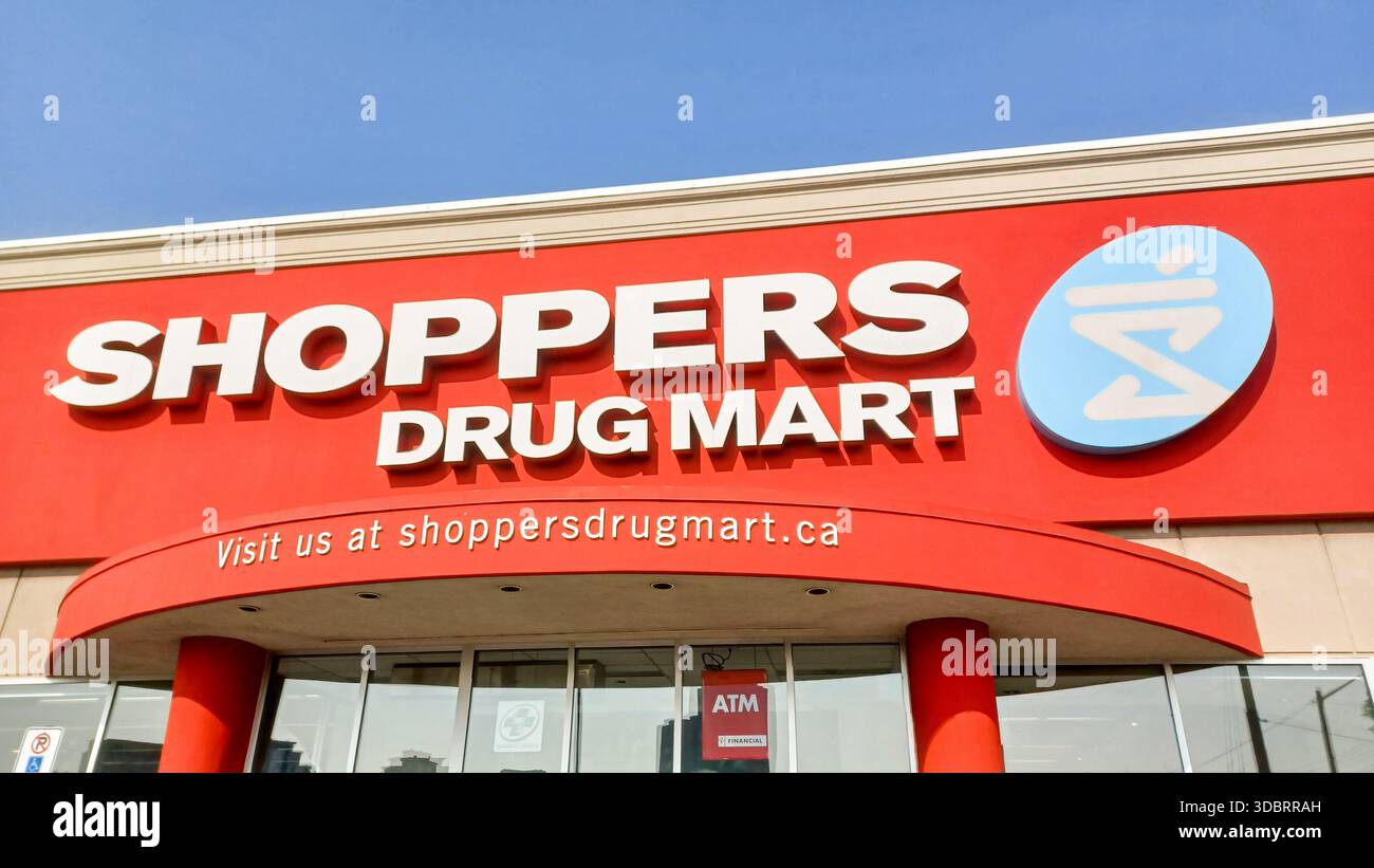 Toronto, ON, Canada - March 3, 2025: The logo and brand sign of ...