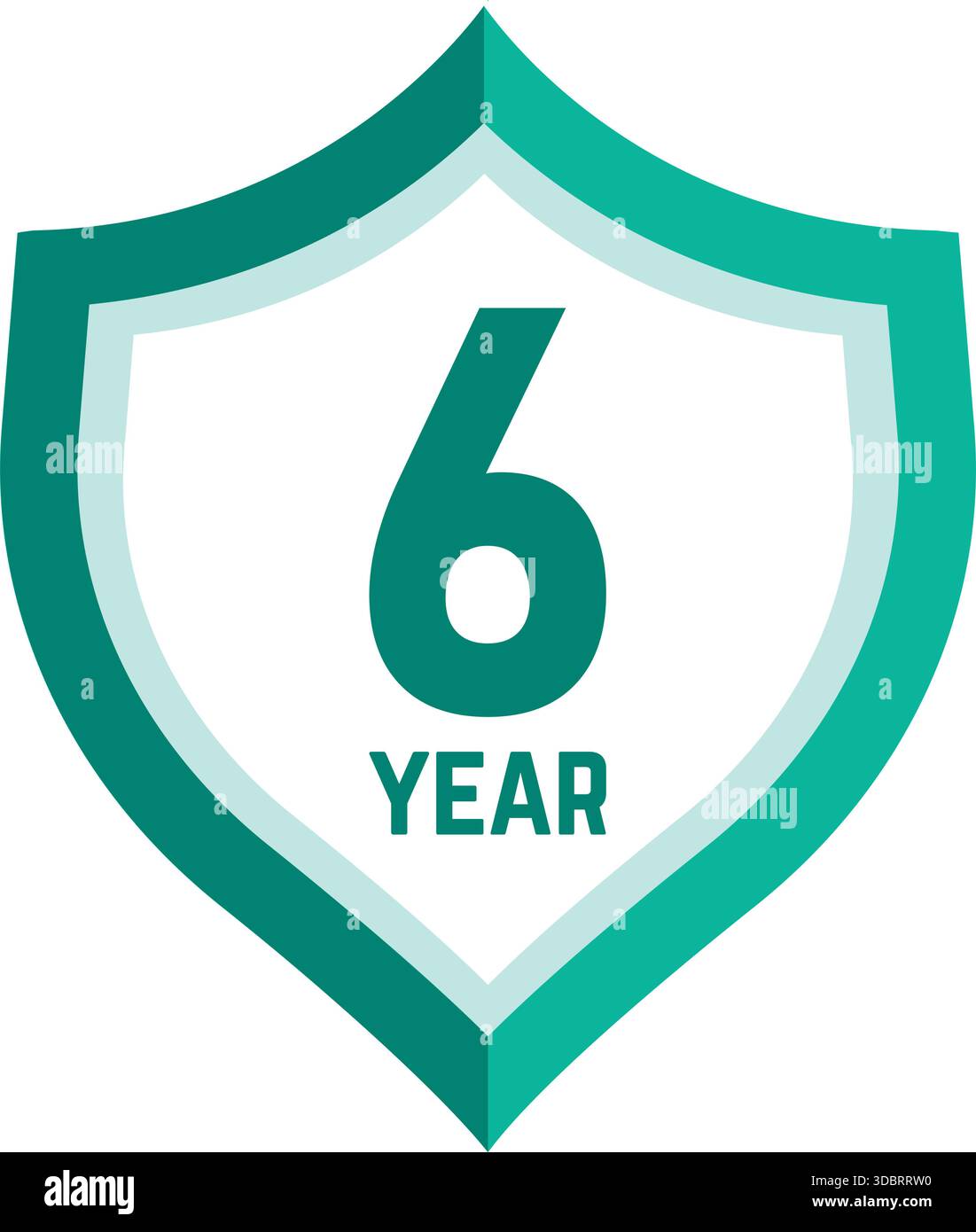 Six year cover symbol Stock Vector Images - Alamy