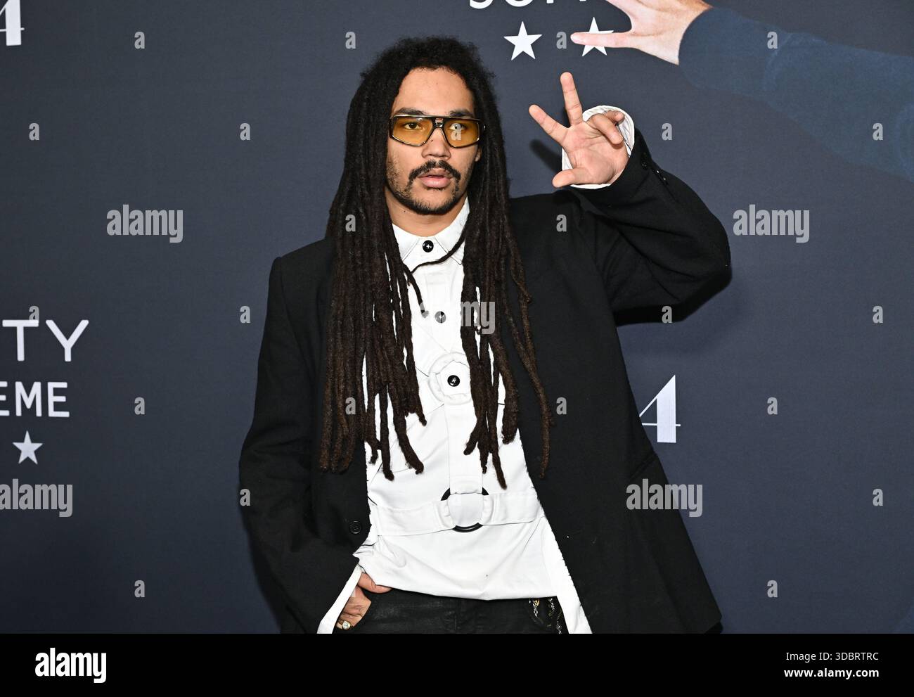 Luka Sabbat attends the premiere of "Marty Supreme" at Regal Times ...